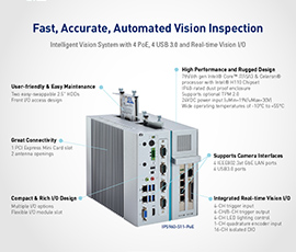 Fanless Industrial System with Intel Tiger Lake U - IPC950