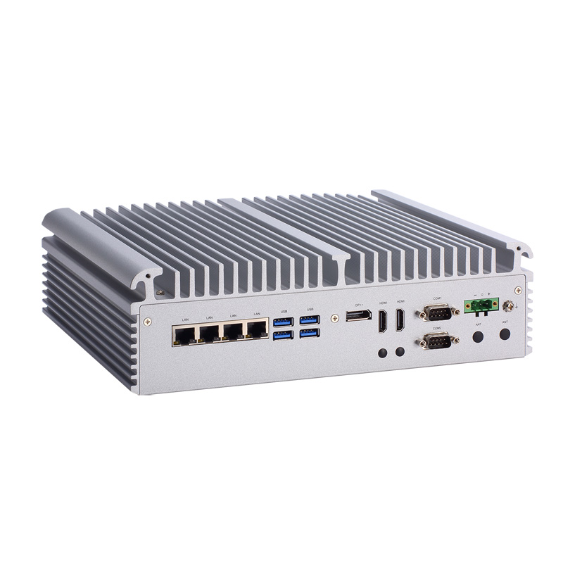 DIN-rail Embedded Box PC with Celeron N3350/Pentium N4200 - ICO300-83B