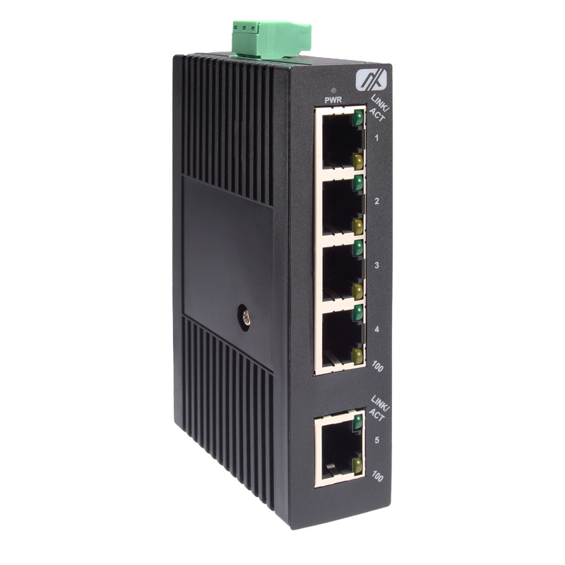 5-port 10/100BASE-TX Industrial Unmanaged Ethernet Switch with 4kV ...