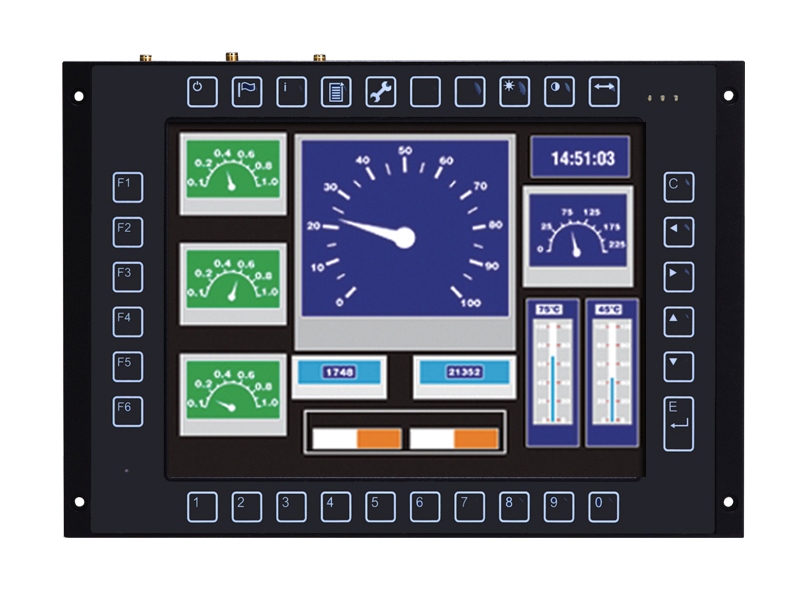 The GOT710-837 Railway Touch Panel PC for Train Control